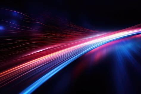 Premium Ai Image A Simulation Of Data Transfer Is Depicted With