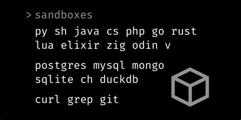Sandboxes Anton Zhiyanov