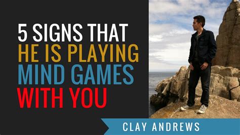 Five Signs That Hes Playing Mind Games With You Youtube