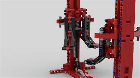 Lego Moc Car Lift By Fuwlz Rebrickable Build With Lego