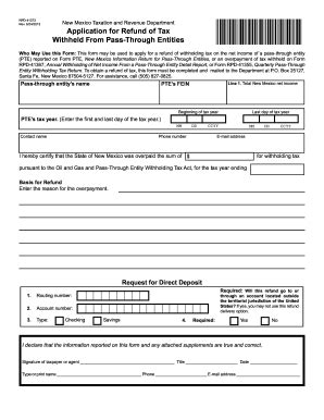 Form NM RPD Fill Online Printable Fillable Blank PdfFiller
