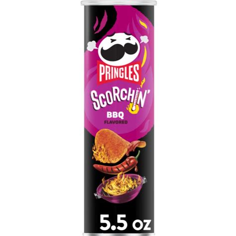 Pringles Potato Crisps Chips Lunch Snacks Bbq 55oz Can — Custom Treats
