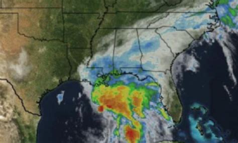 Tropical Storm Cindy Threatens Gulf Coast Daily Mail Online