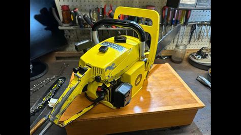 Mcculloch 7 10 Handletank Replacement And Resurrection Youtube