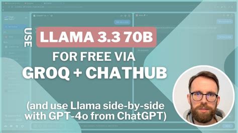 🤝 Run Llama 33 70b For Free Via Groq Api In Chathub Fast And Easy Dr Daniel Bender