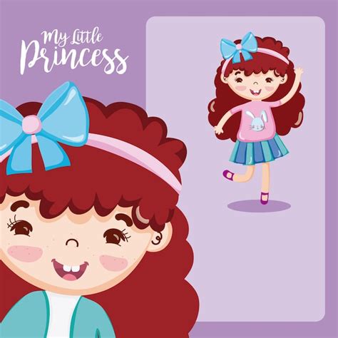 Mi Pequeña Princesa Vector Premium