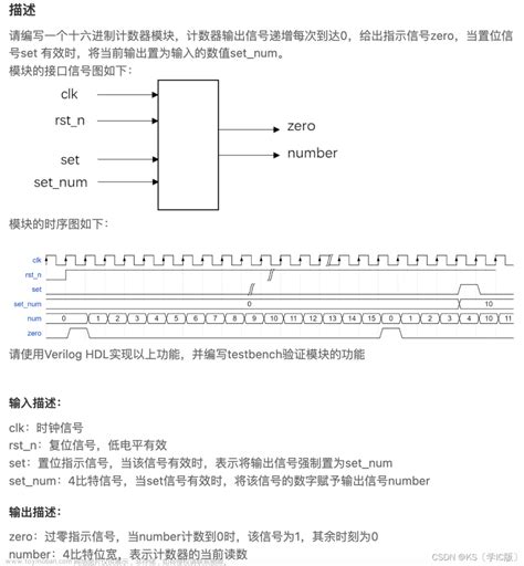 Verilog学习笔记可置位计数器 Toy模板网