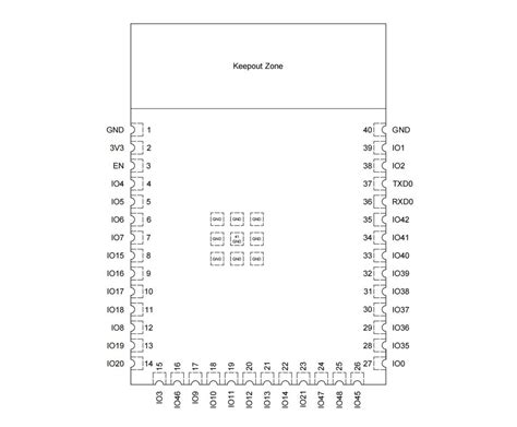 esp32 s3 wroom 1 双核蓝牙wifi模块 双核esp32芯片 亿佰特wifi模块