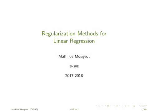 PDF Regularization Methods For Linear Regression DOKUMEN TIPS