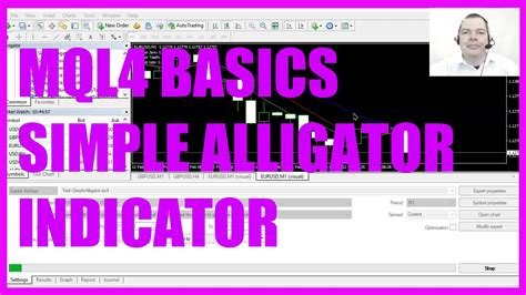 Mql Tutorial Basics Simple Alligator Indicator Youtube