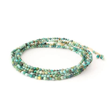 Turquoise Wrap Bracelet Necklace