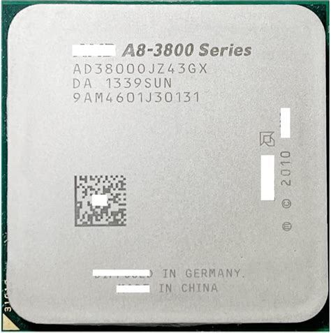 Cpu A8 Series A8 3800 2 4 Ghz Quad Core Cpu Processor Ad3800ojz43gx