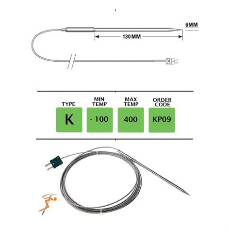 KP K Type Oven Needle Probe TME Digital Thermometer Thermistor Thermocouple Probe