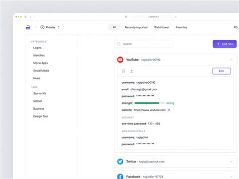 Password Manager Designs Themes Templates And Downloadable Graphic Elements On Dribbble