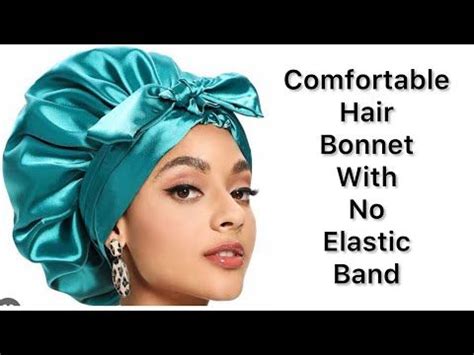 How To Cut And Sew A Comfortable Hair Bonnet Without Elastic Band
