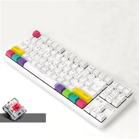 Teclado Mecánico K870t Con Modo Dual Bluetooth Teclado Mecánico Para