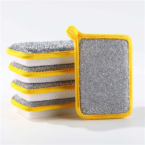 Naittoop Clearance Multipurpose Dishwashing Rags New Double Sided Sponge Kitchen