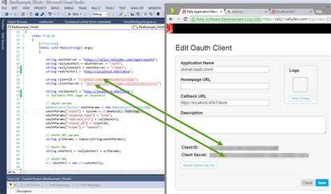 GitHub Streeter1981 Rally Dotnet Oauth Example