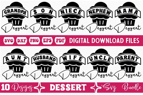 Dessert Svg Bundle Graphic By Belysvgbundlefiles Creative Fabrica