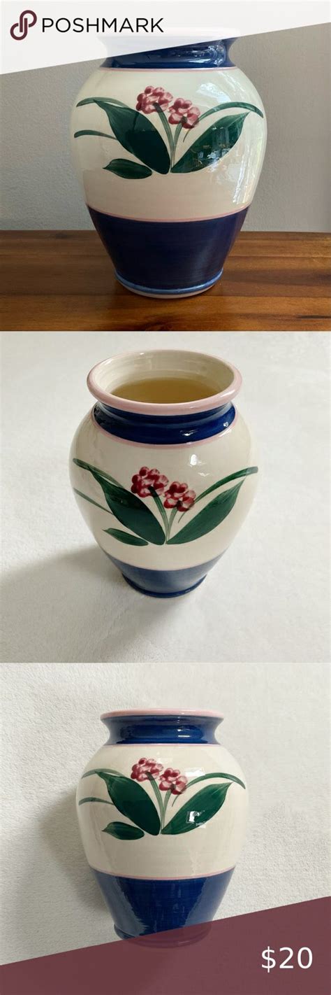 Toler Laguna Beach Ca Studio Art Pottery Vase Signed Glossy Ceramic In