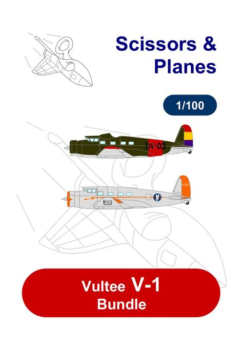 Snp Vultee V Bundle Paper Model EcardModels