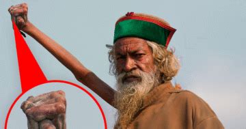 The Man Who Raised His Arm For Peace — And Never Put It Down