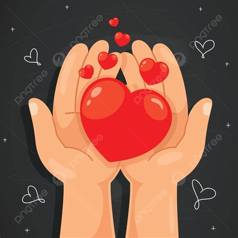 Love Concept With Cartoon Character Valentines Day Romance Happy Vector