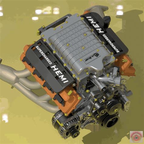 🌆 Dodge Srt Hellcat Engine・ Stl File For 3d Printing・cults
