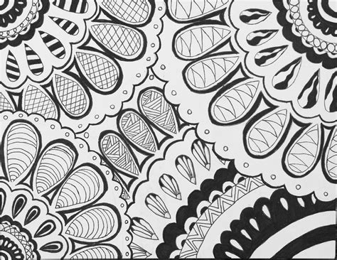 Digital Coloring Page Matrix Instant Download 85x11 Creative