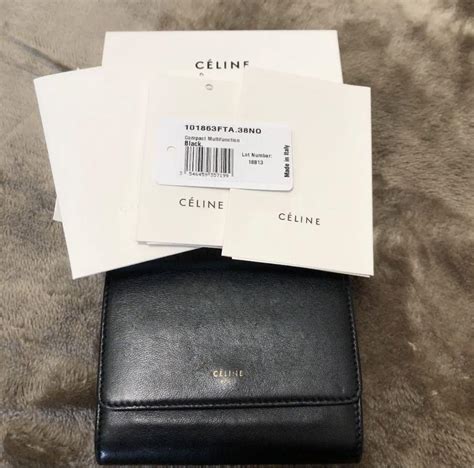 Celine セリーヌ ミニ財布 ウォレット ブラック メルカリ