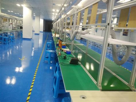 Working Table Assembly Line For Led Bulbs Tubes Mobile Phone
