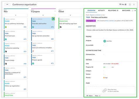 Openproject 11 With Top Down Scheduling More Agile Boards And Project