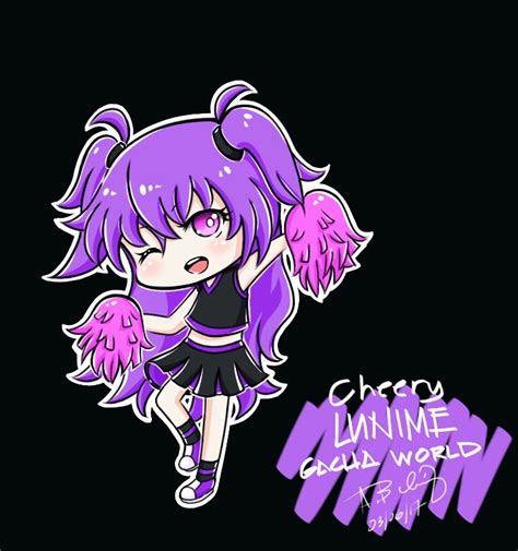 Lunime Gacha World Chibi Cheery By Onlytrashartshere On Deviantart
