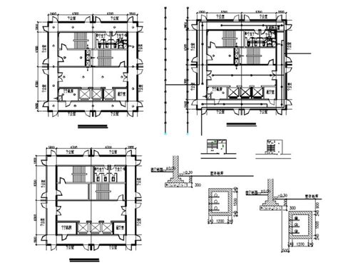 House Plan And Foundation Section Plan
