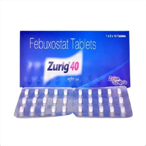40 Mg Febuxostat Tablets General Medicines At Best Price In Surat