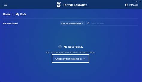 Creating Your Own Custom Bot Fnlb Documentation