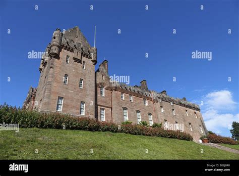 Brodick Castle On The Isle Of Arranwest Coast Of Scotland Uk Stock