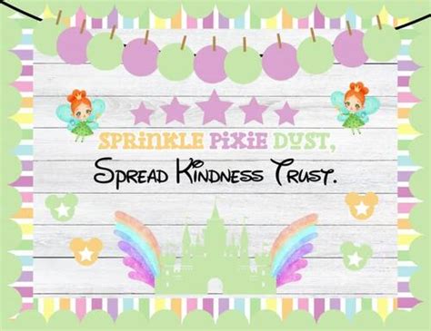 Magical Sprinkle Pixie Dust Kindness Bulletin Board Kit Door Classroom Decor