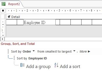 Sort Data In Access Report Access Excel Tips