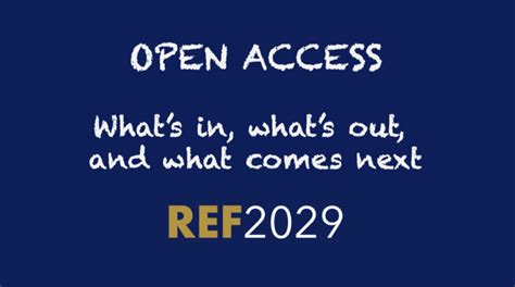 Research Excellence Framework 2029 Rhs