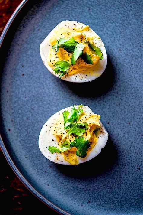 Deviled Eggs Without Mayo Seasoned Well