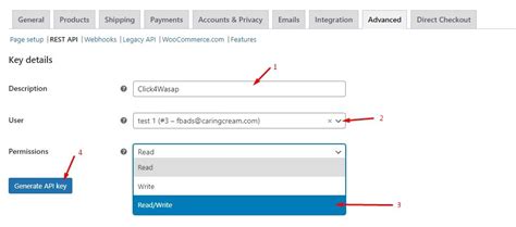 Integration Woocommerce Click4wasap