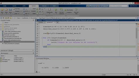 Curso de programación en MatLab aplicado a Geotecnia YouTube