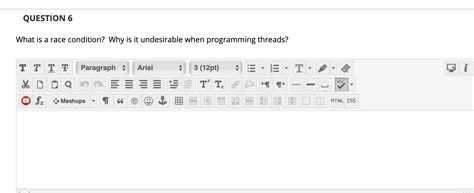 Solved QUESTION What Is A Race Condition Why Is It Chegg