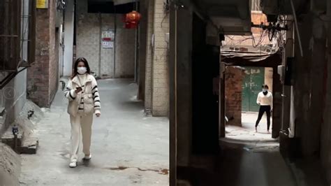 城市探秘：小巷子，迷宫一样的城中村，站在深巷里等待的少妇！epidemic Urban Villagechina！中国の街並み
