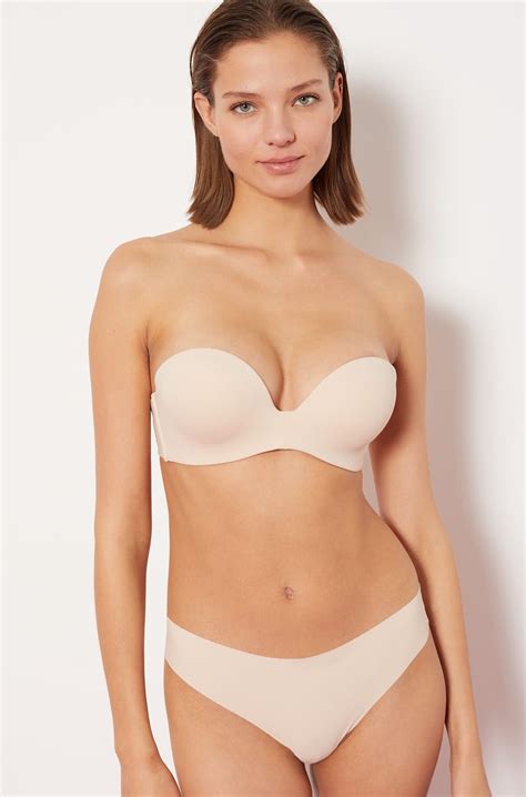 Microfiber Push Up Bra With Removable Straps Purefit Wecare Lin Etam