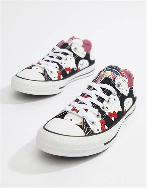 Converse X Hello Kitty Ox Trainers Shopping Guide September 2018