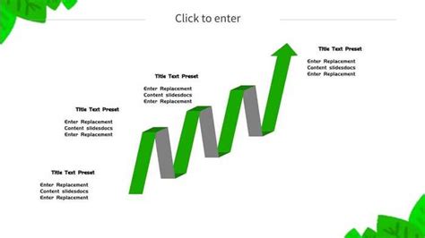 Dynamic Illustration Of Upward Green Arrow In Motion Powerpoint Template Free Download Pikbest