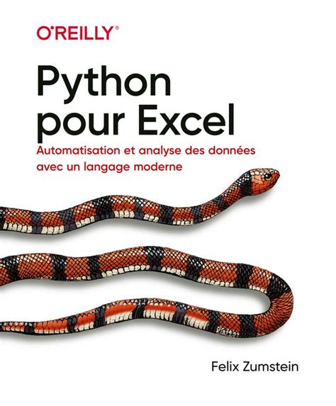 couverture python pour excel [book]