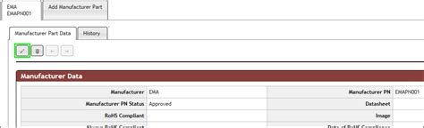 Modifying An Existing Manufacturer Part Number